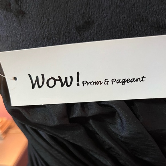 Wow | Dresses | The Wow Prom Pageant Little Black Silk Dress | Poshmark